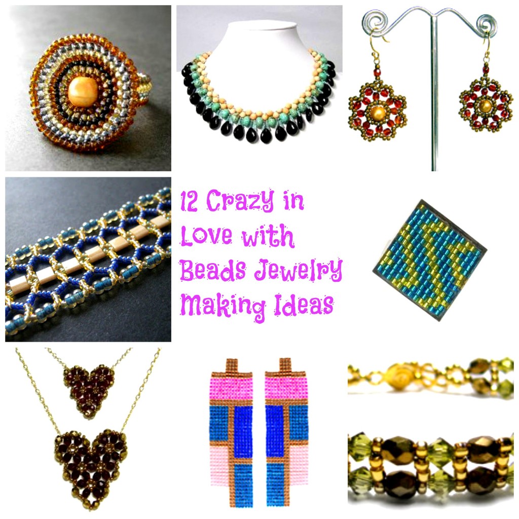 12 Crazy in Love with Beads Jewelry Making Ideas - Craft Paper Scissors