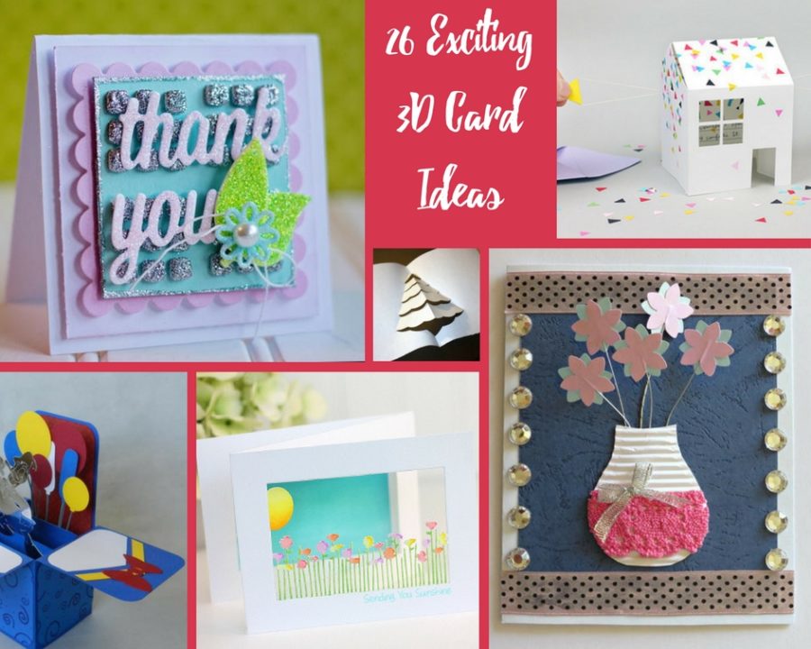 26 Exciting 3D Card Ideas - Craft Paper Scissors